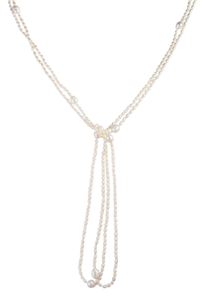 Opera-length Tiffany-inspired Necklace | Dog House Pearls